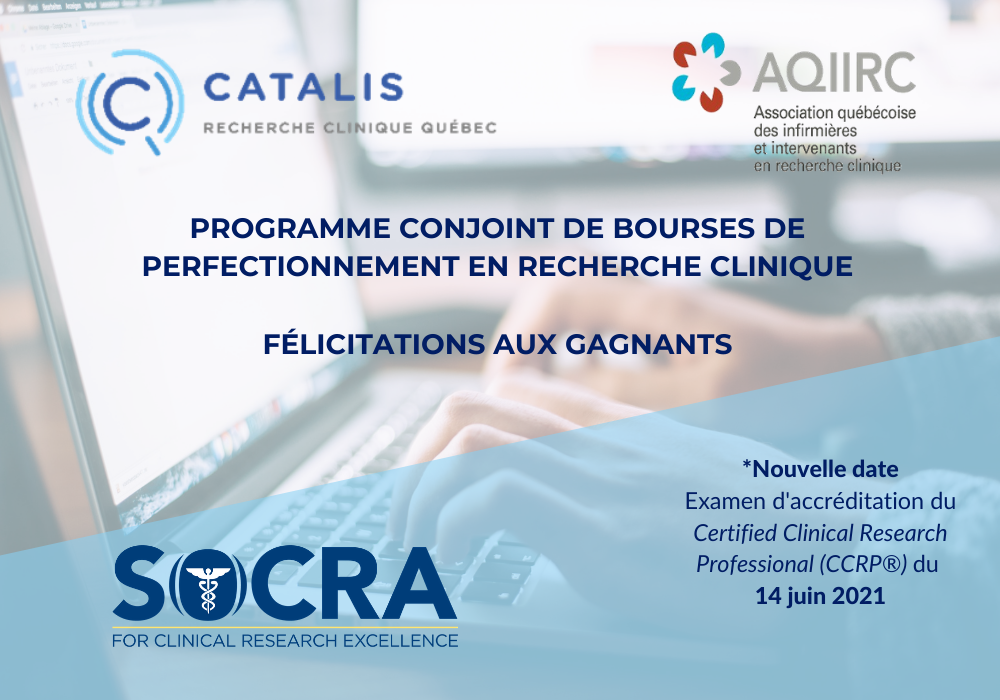 Dévoilement des récipiendaires des bourses de l’examen SOCRA - CATALIS